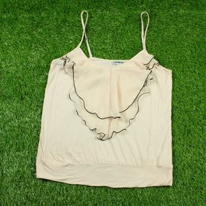 Express | Tops | Ladies Tank Top Color Cream Size M Express | Poshmark